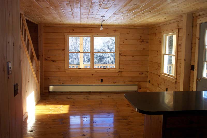 Homestead Log Cabin Plan by Coventry Log Homes, Inc.