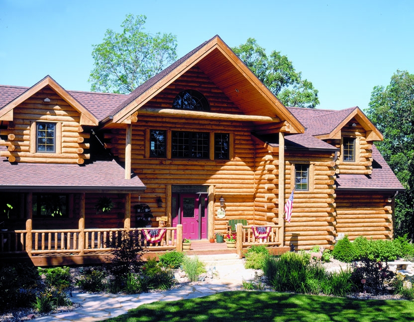Big Sky Log Home Plan by Expedition Log Homes