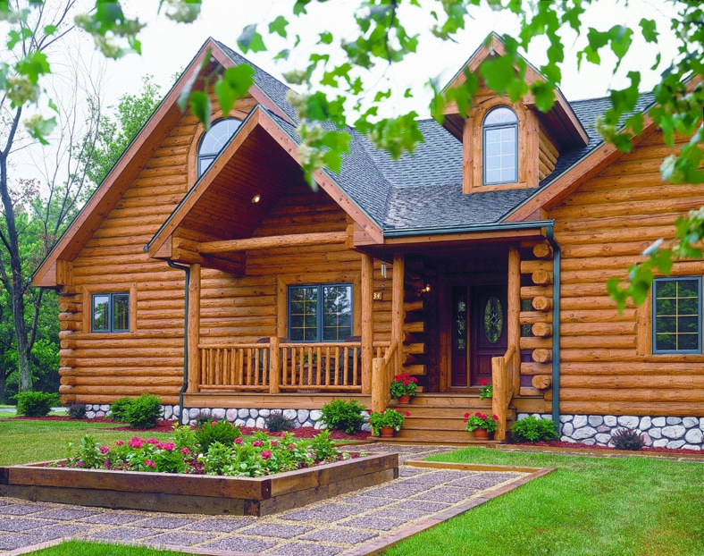 Crown Point Log Home Plan by Expedition Log Homes