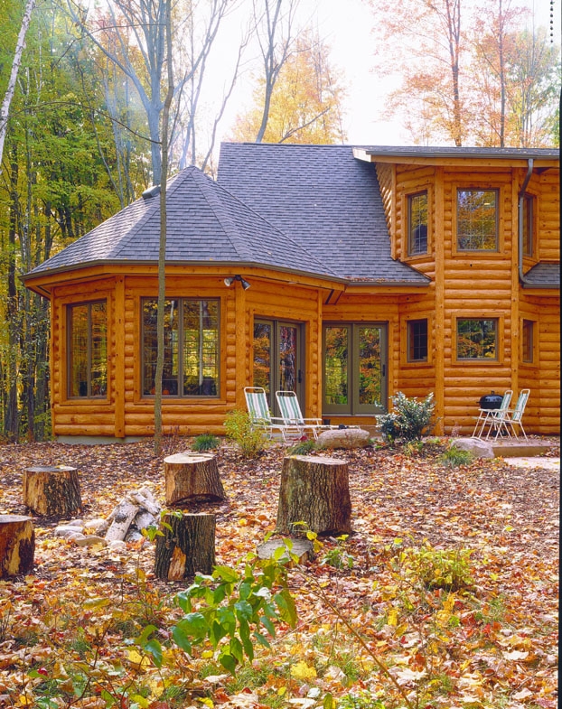Maplecreek Log Home Plan by Expedition Log Homes