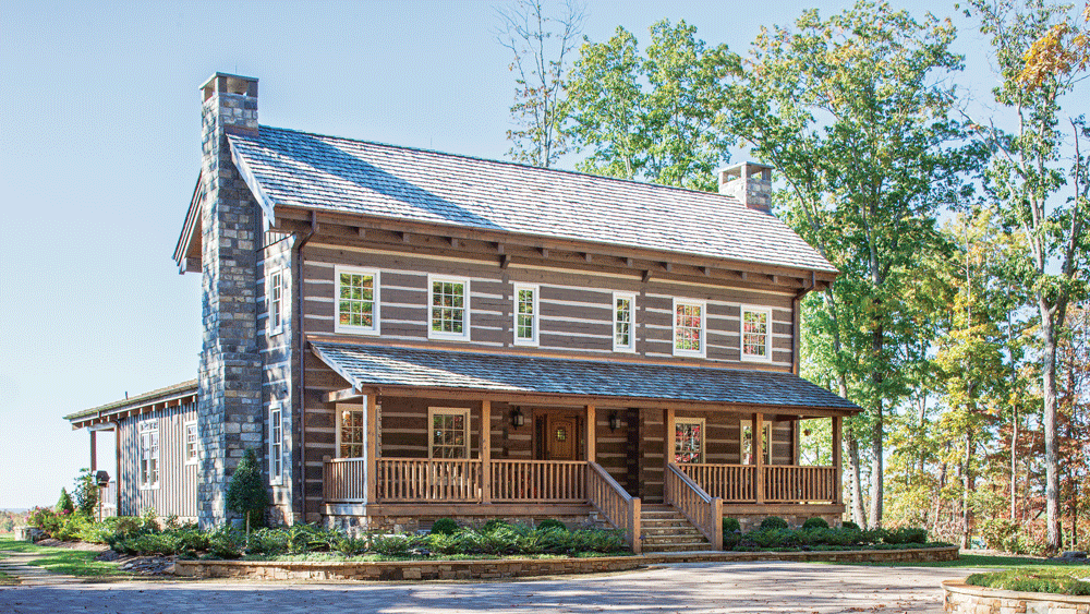 A Tennesse Timber Frame Hybrid Home