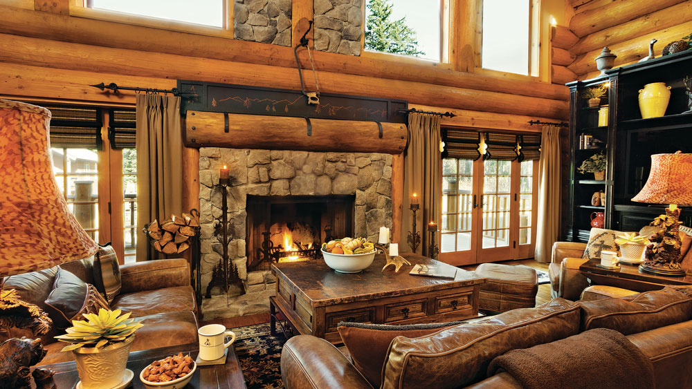 Log Home Renovation: Updating an Oregon Ski Lodge