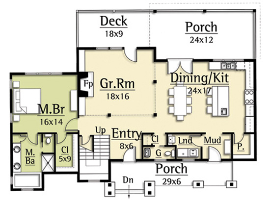 Bitterroot Timber Home Plan by MossCreek Designs