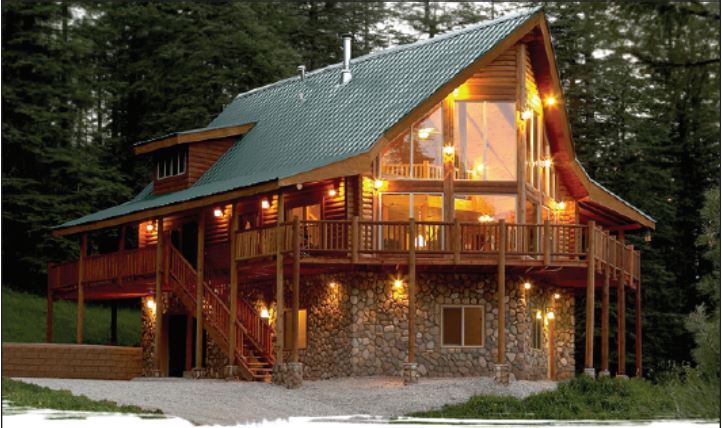 The Alpine Ridge Log Home Plan by Original Log Cabin Homes