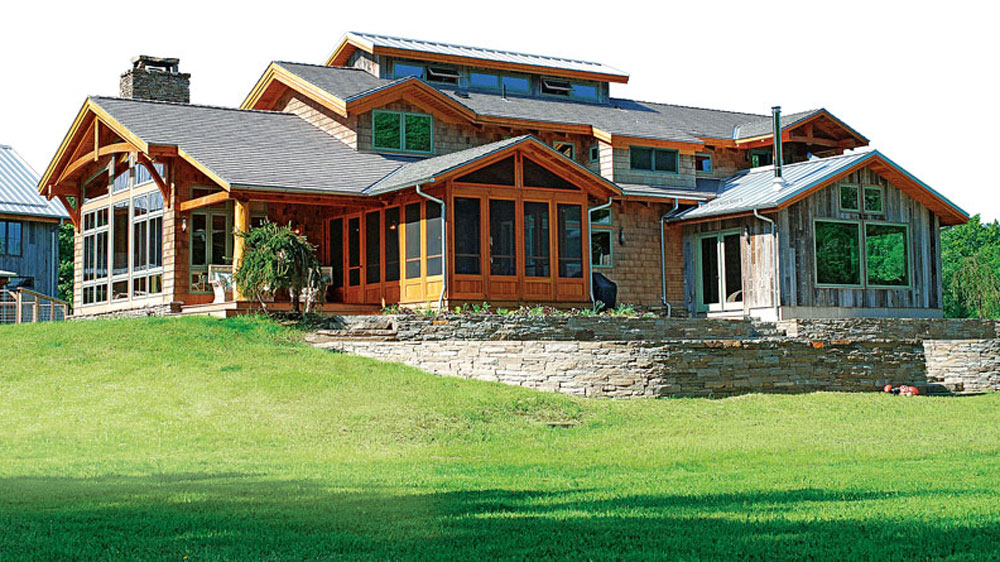 Reclaimed Wood in Timber Home Design