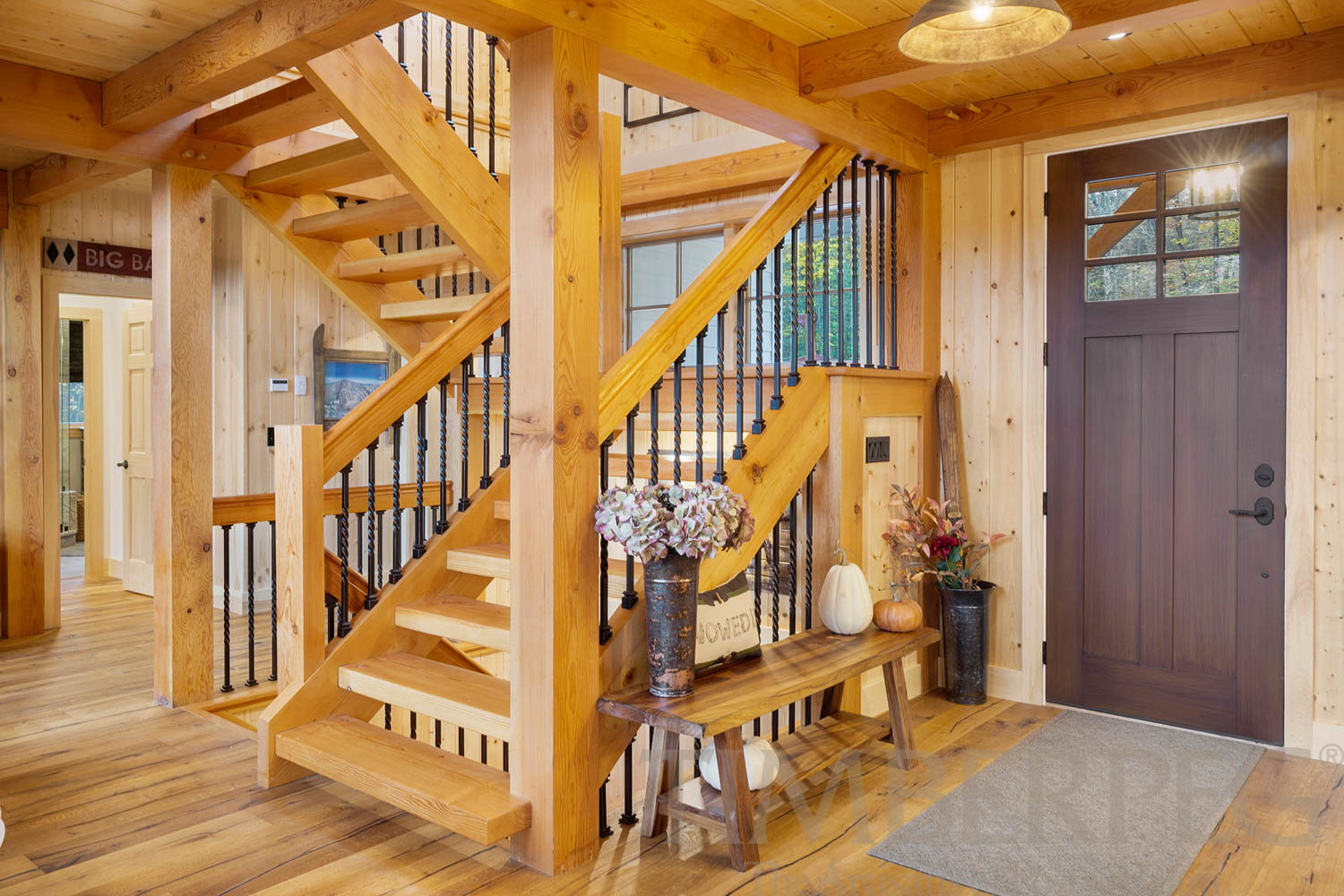 Ludlow Ski Home Floor Plan by Timberpeg