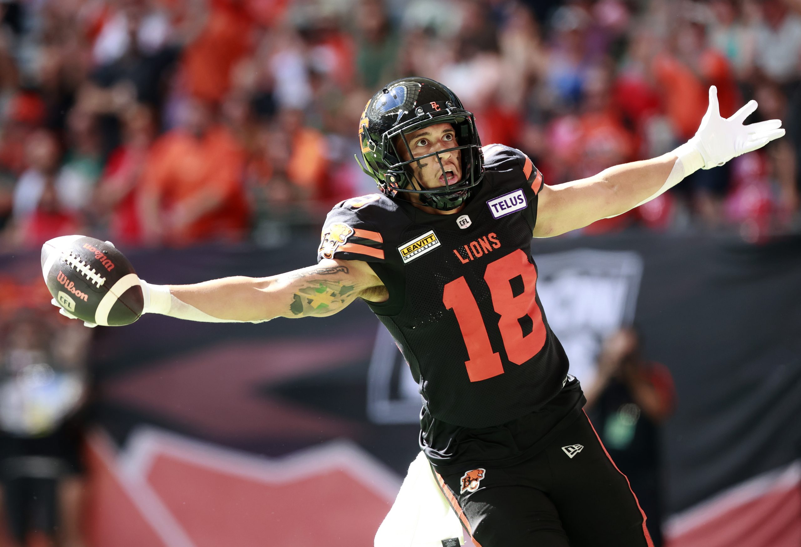 Justin McInnis smashes Riders' melons, propels B.C. Lions to top of the ...