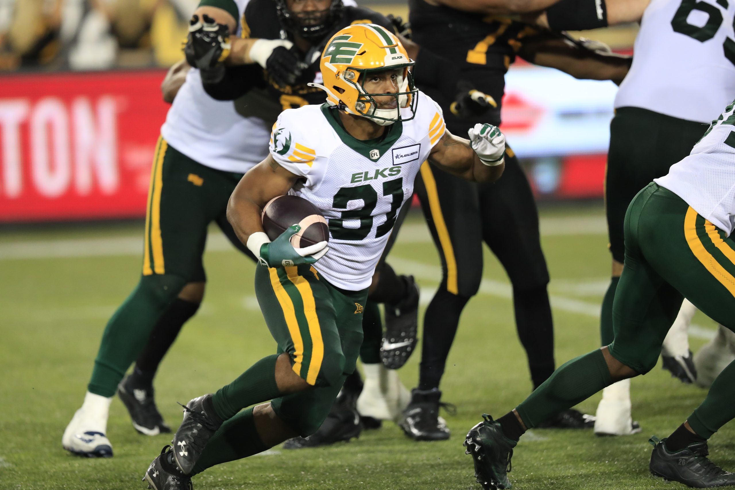 Edmonton Elks sign rookie RB Justin Rankin to one-year extension ...
