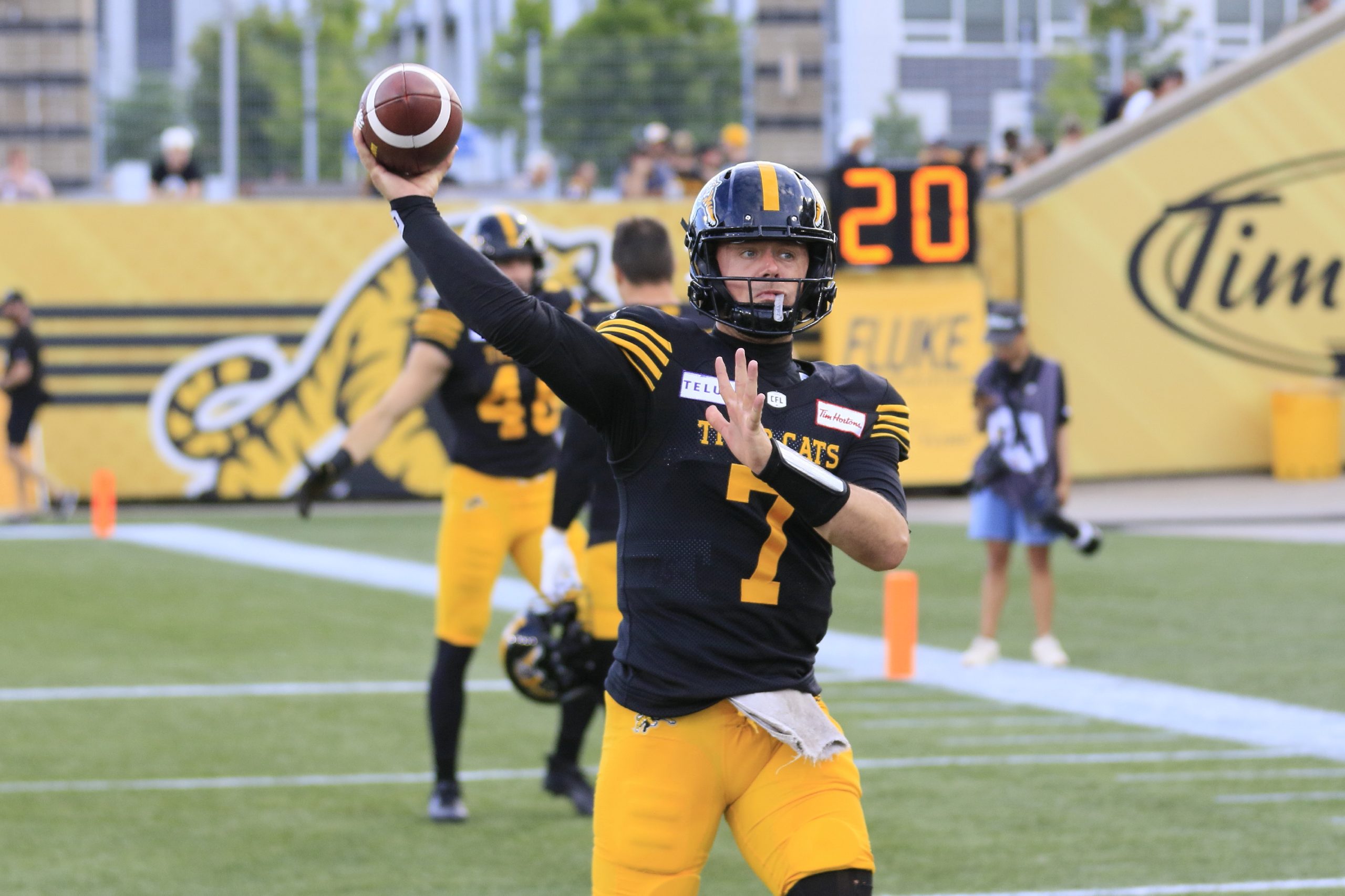 Ticats' QB Taylor Powell taken to hospital for precautionary reasons ...