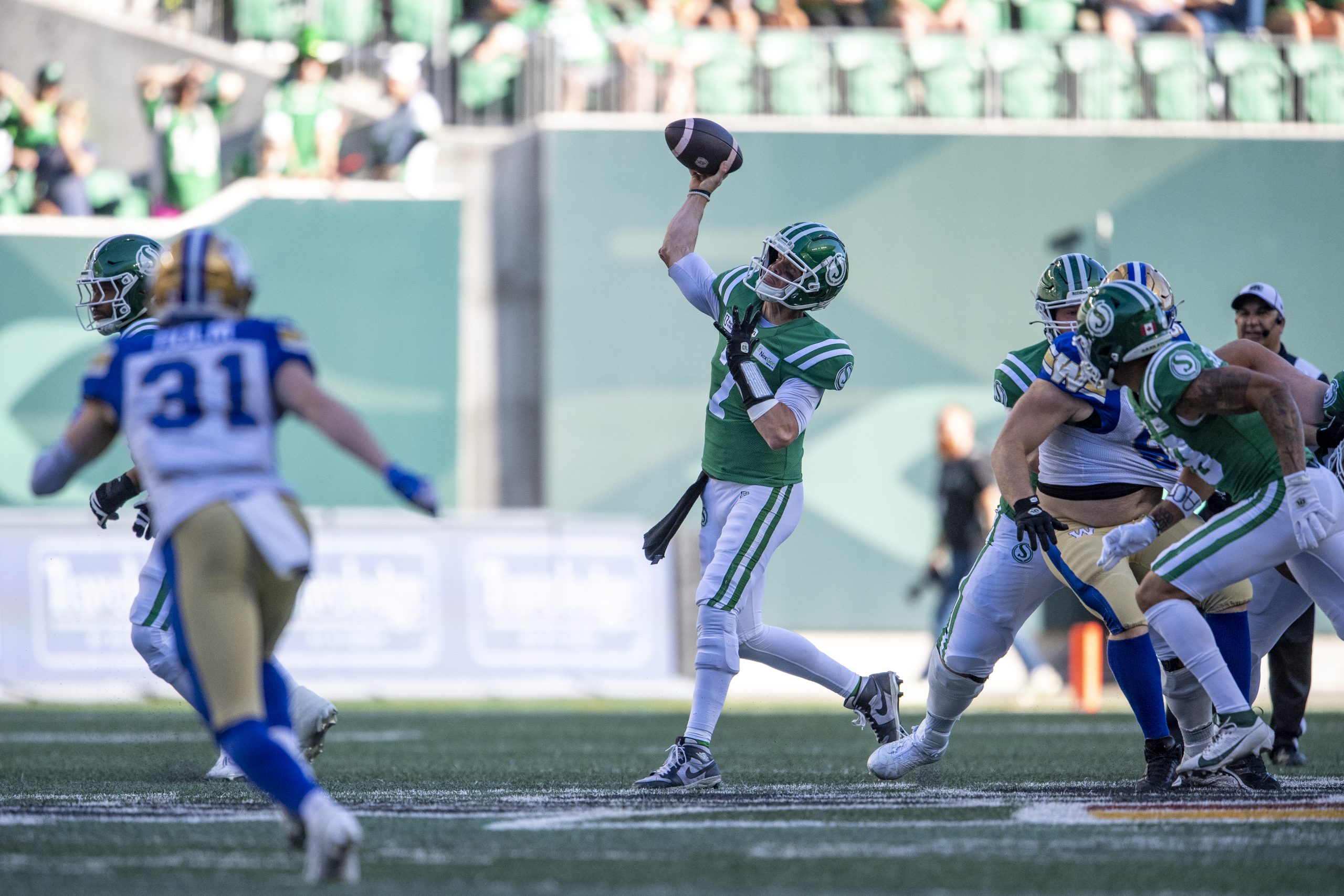 QB Trevor Harris believes Saskatchewan Roughriders have championship ...