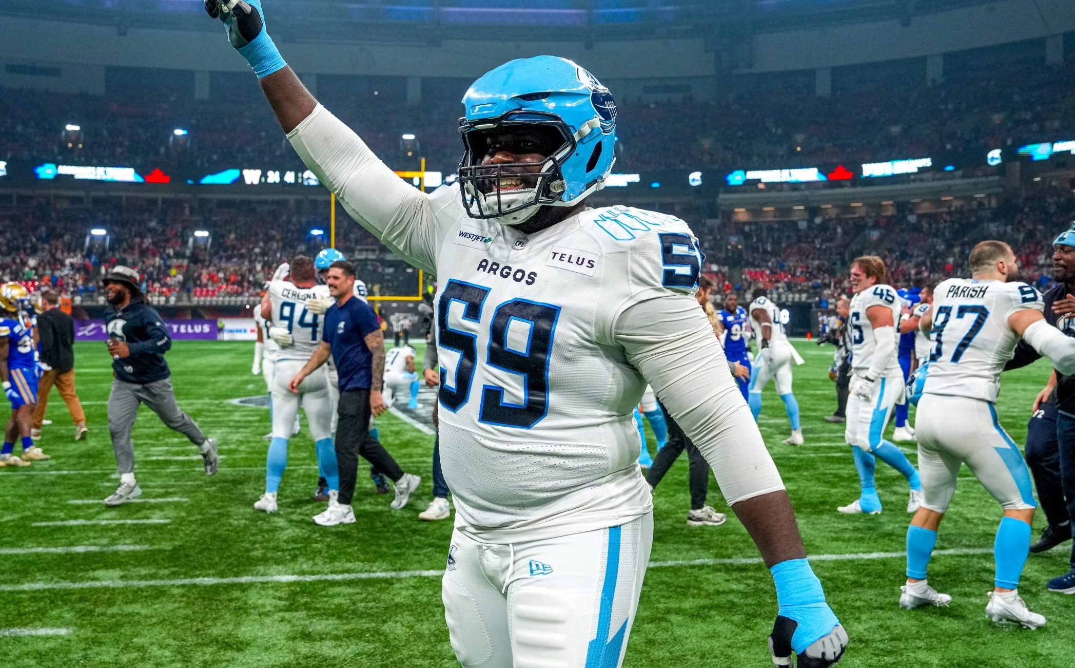 B.C. Lions acquire award-winning OL Dejon Allen from Toronto Argonauts ...