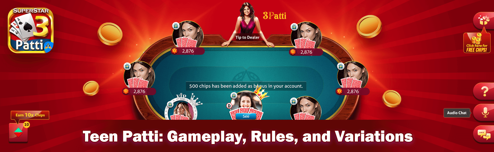 Teen Patti: Gameplay, Rules, and Variations - Artoon Games
