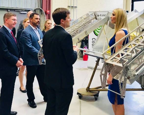 Ivanka Trump visits Robotics Row in Pittsburgh - Beaver County Radio