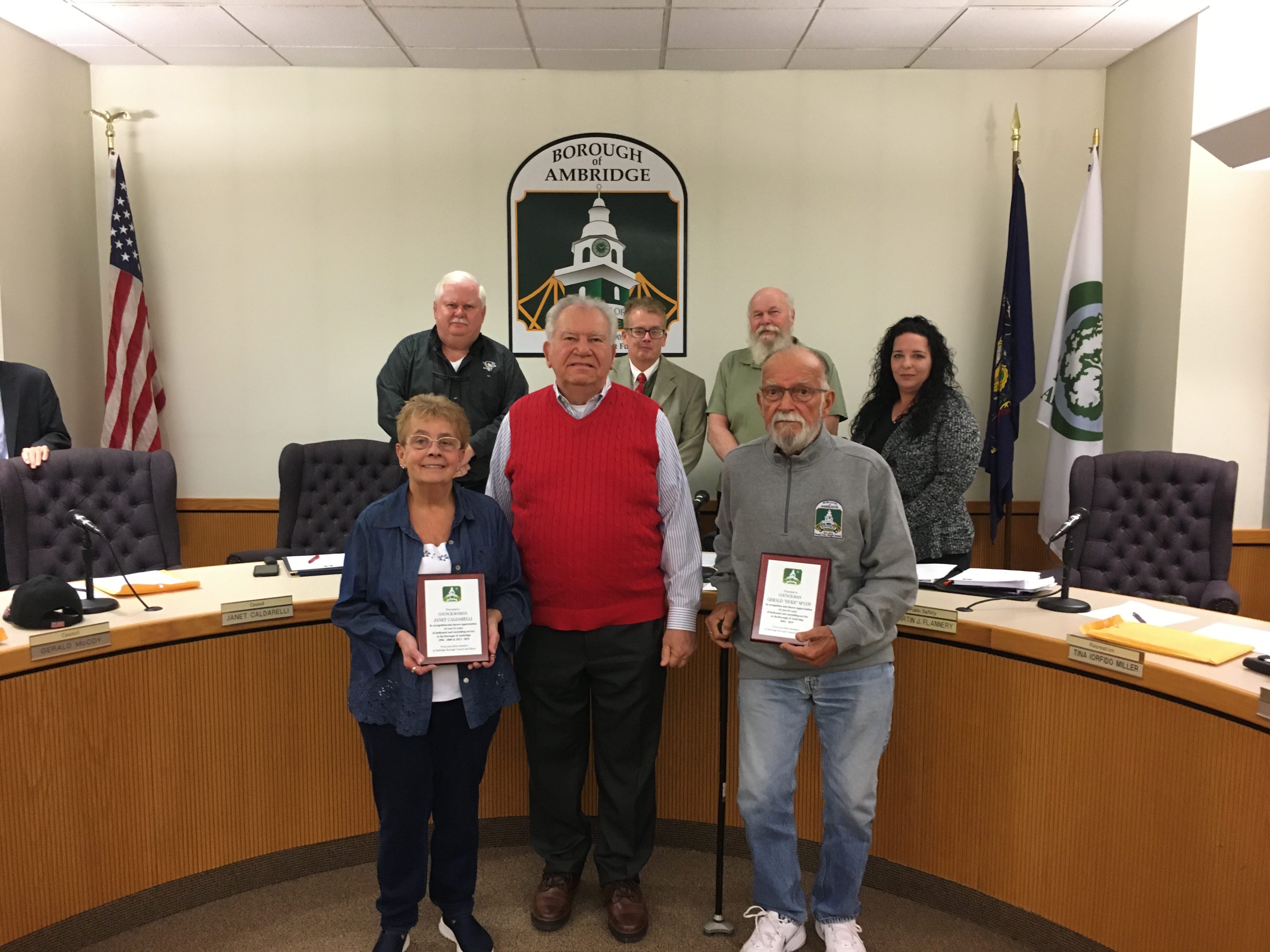Ambridge Council Members Retire; Recognized at Meeting - Beaver County ...