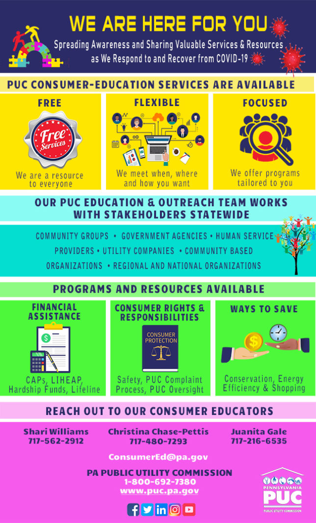 PUC Continues to Educate Consumers About Available Resources & Utility ...