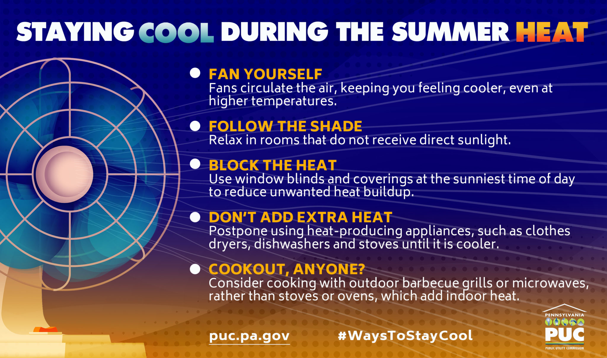 PUC Provides Ways To Stay Cool Beat Summer Heat & High Bills - Beaver ...