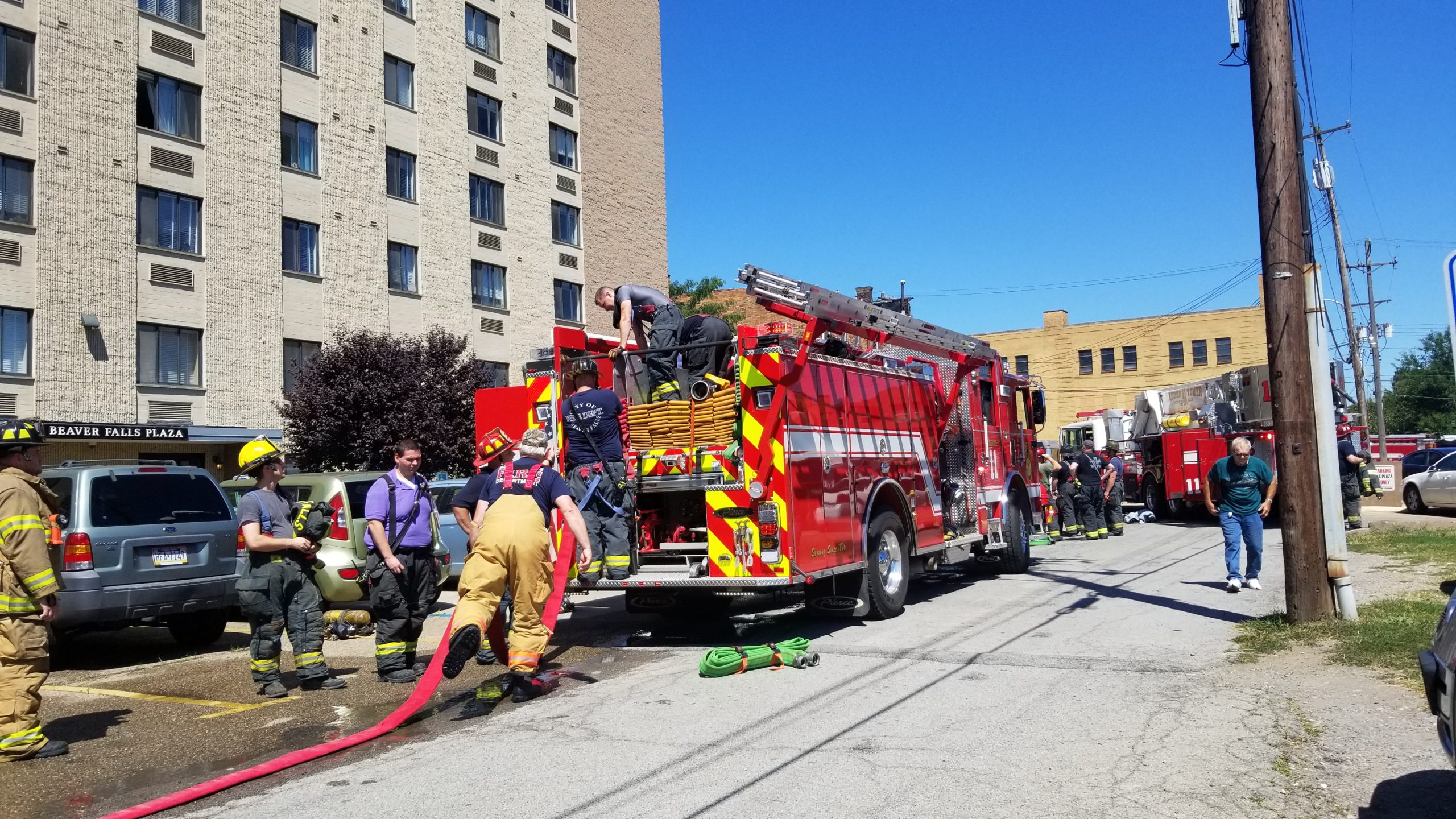 Blaze At Beaver Falls High Rise Injures Three. [Video] - Beaver County ...