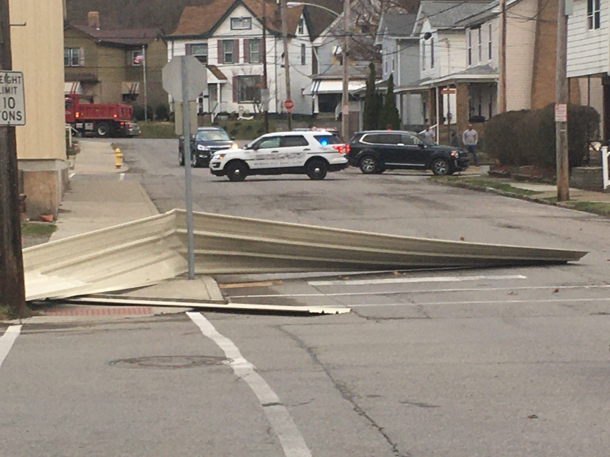 Flying Sheet Metal Debris Cleared in New Brighton - Beaver County Radio