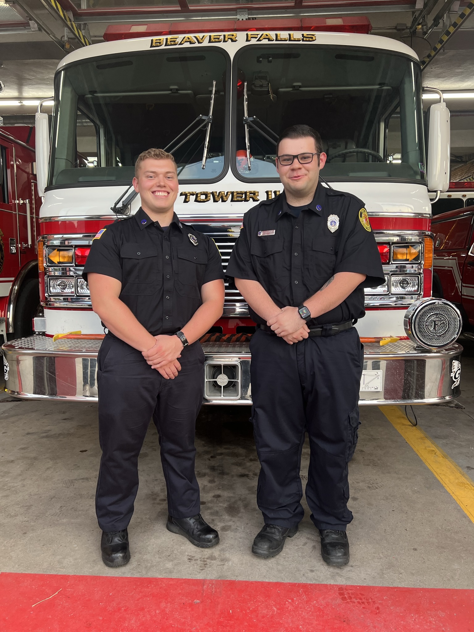 City of Beaver Falls Hires Two New Career Firefighters - Beaver County ...