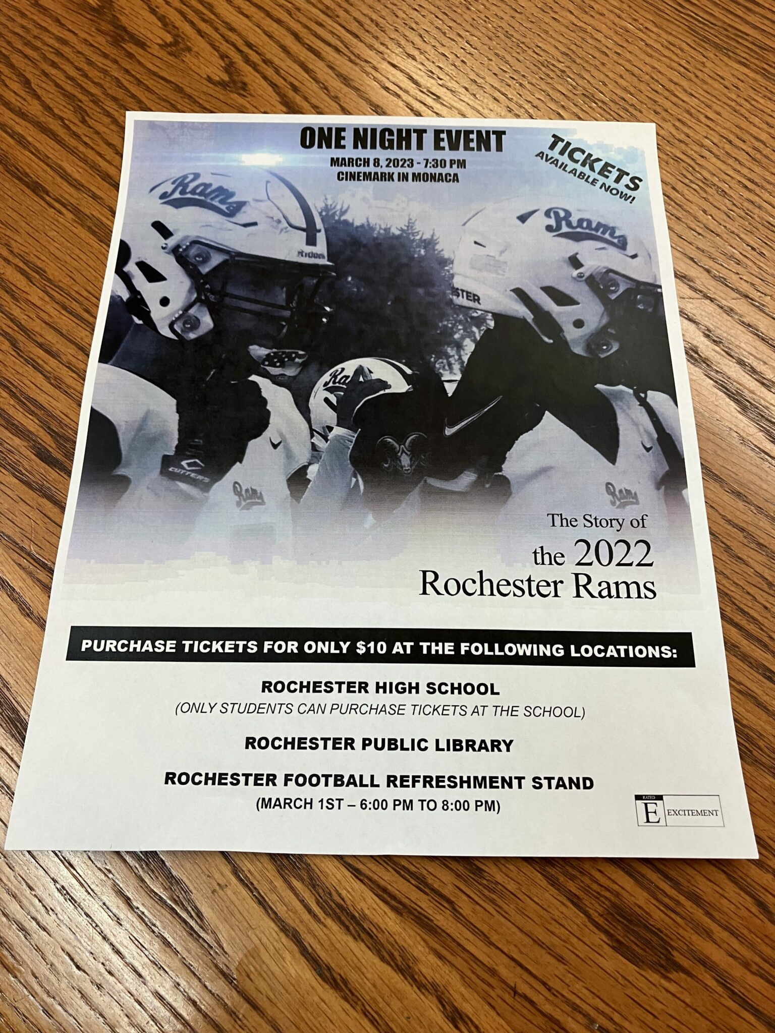 "The Story Of The 2022 Rochester Rams" Presented By Rochester ...