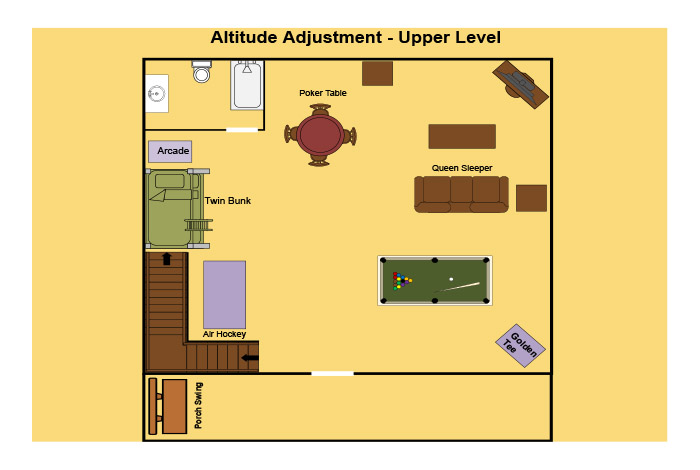 Gatlinburg Cabin - Altitude Adjustment - 3 Bedroom - Sleeps 12