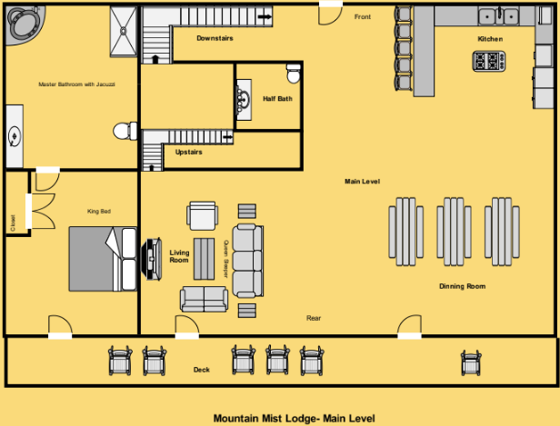Gatlinburg Cabin - Mountain Mist Lodge - 8 Bedroom - Sleeps 20