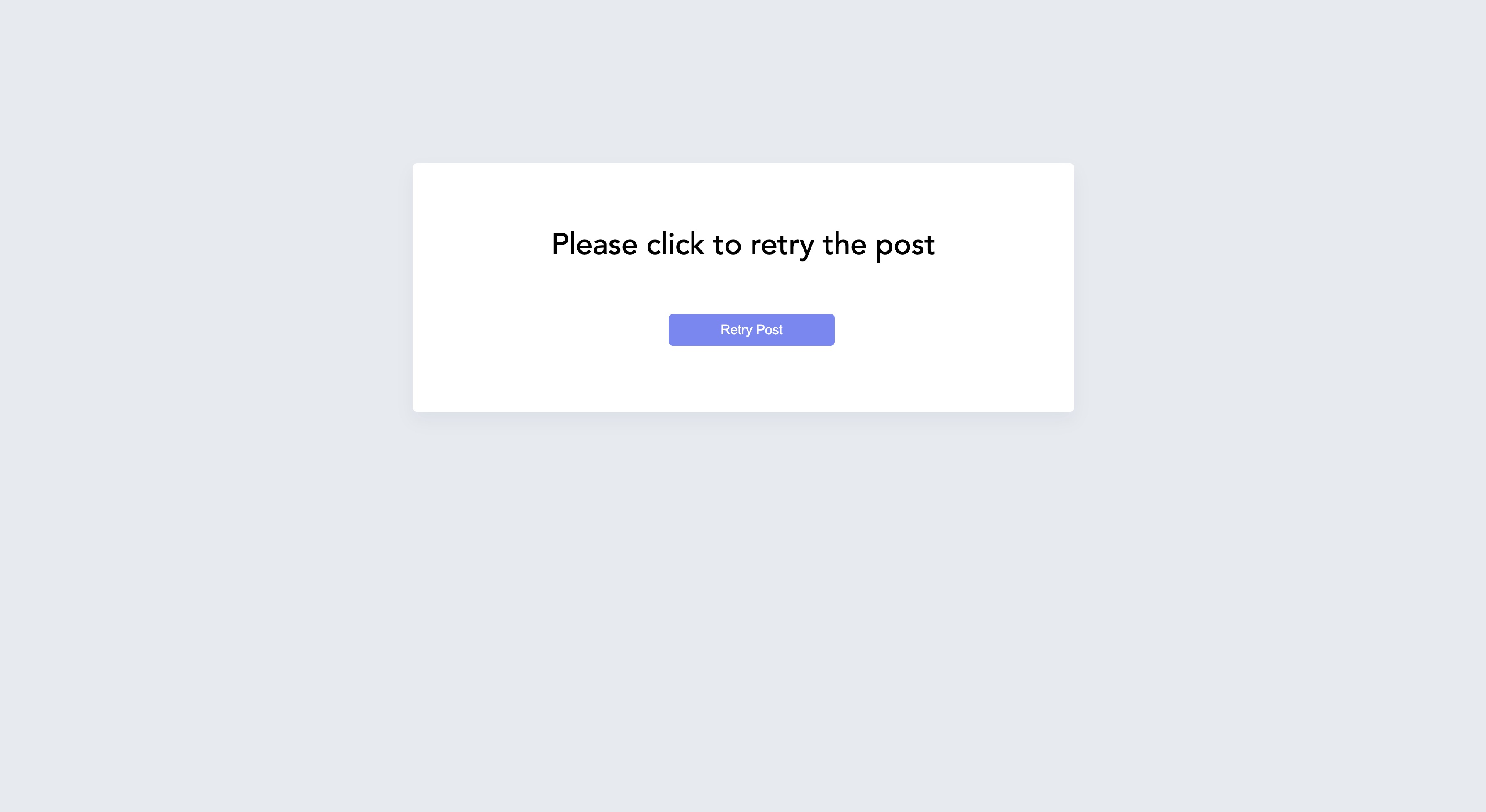 Publish Post
