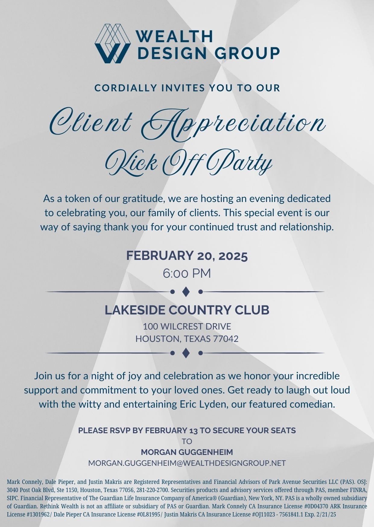 Client Appreciation Kick Off | Mark Connely