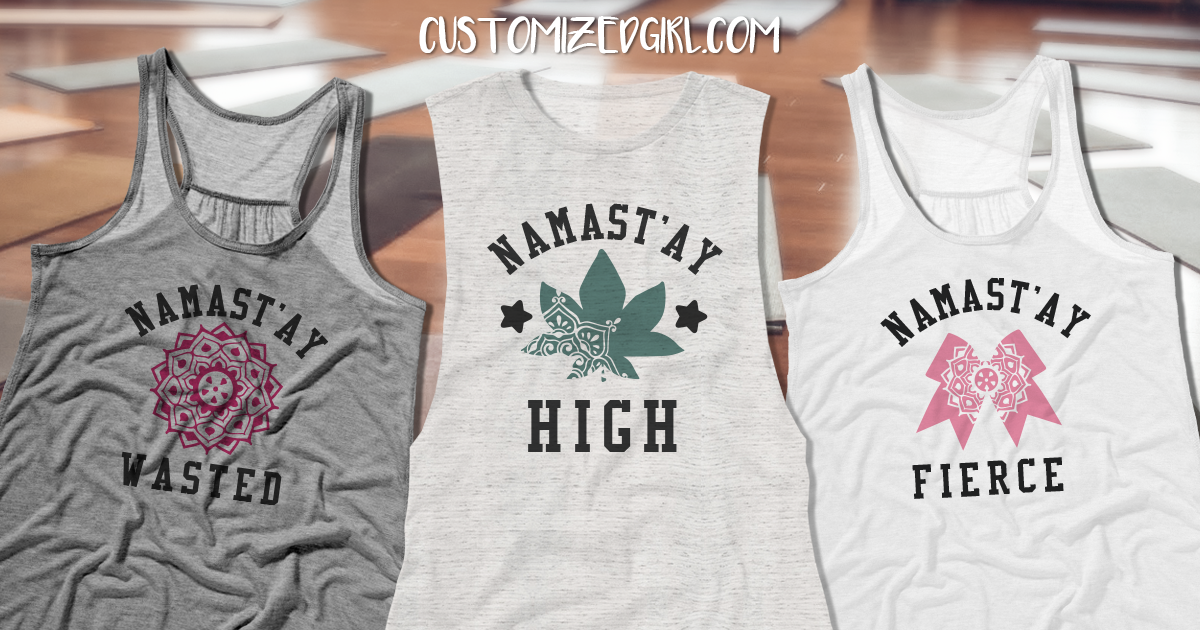 Namast'ay Trendy With Custom Yoga Shirts - CustomizedGirl Blog