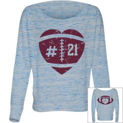 Custom Football Girlfriend Shirts, Hoodies, Jerseys, & More