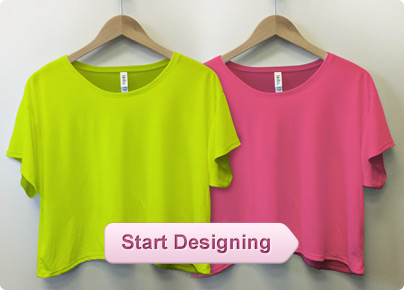 Custom Neon Shirts, Custom Neon Tank Tops, Personalized Neon T-Shirts