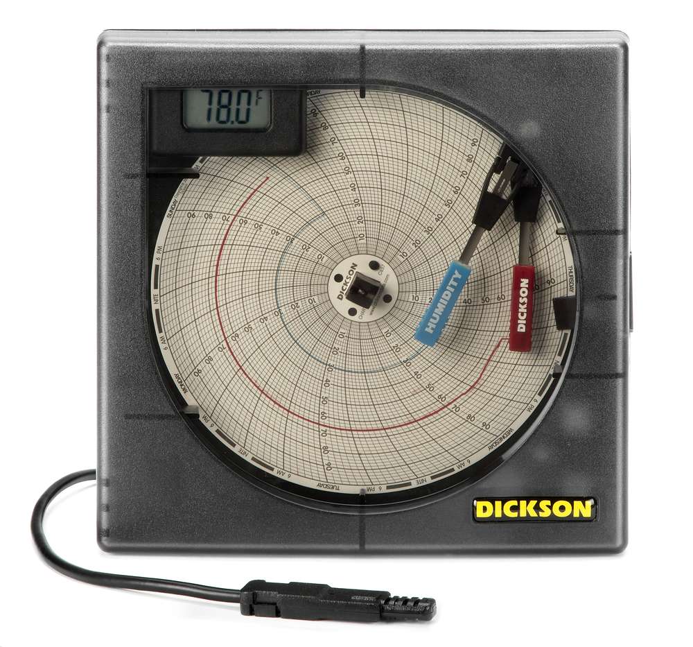 TH623 6 152mm Temperature Humidity Chart Recorder Dickson