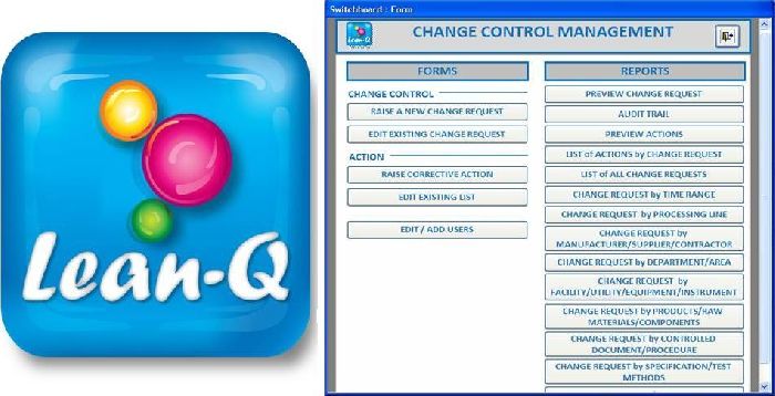 Change Control Management Database