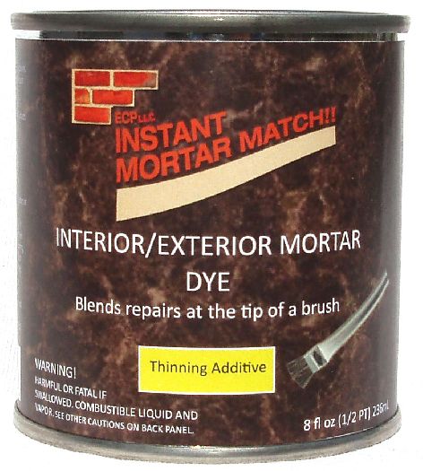 Instant Mortar Match mortar dye (surface stain ) - Thinning Additive ...