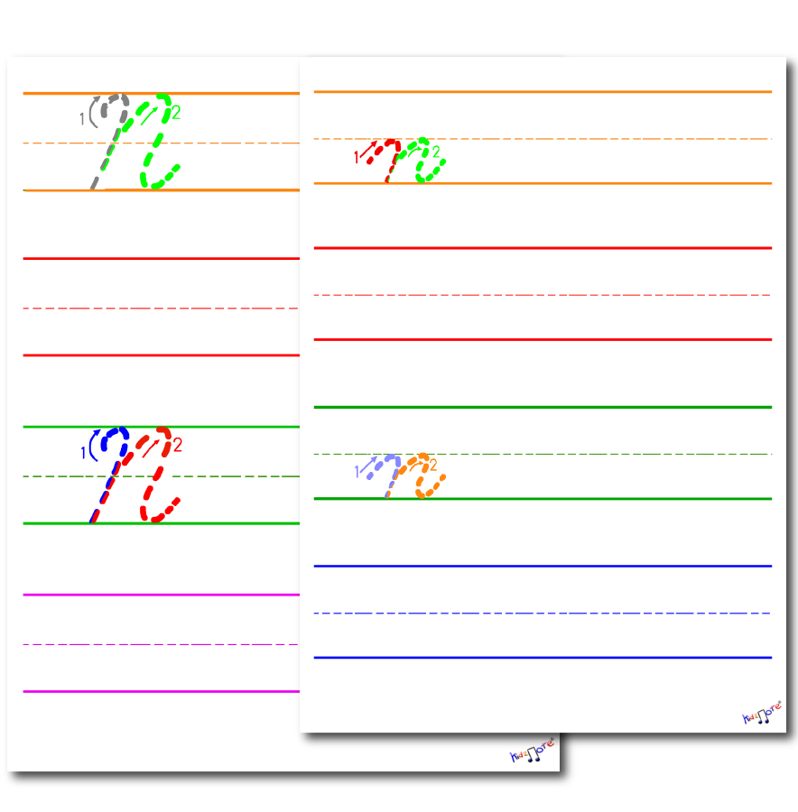 Cursive Letter N Worksheets by Kidznote®