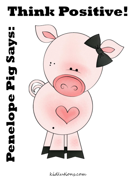 Penelope Pig's Positive Thinking