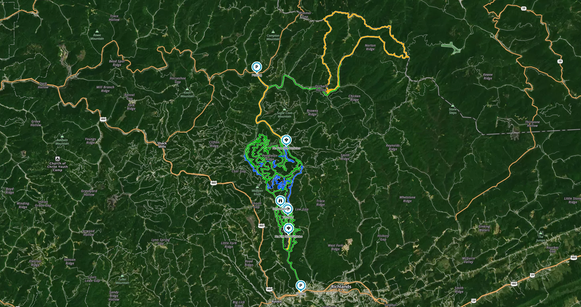 Spearhead Trails - Jawbone and Coal Canyon at Jewell Valley