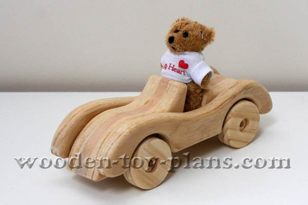 Instant digital download print ready PDF Wooden Toy Racing Car Plans