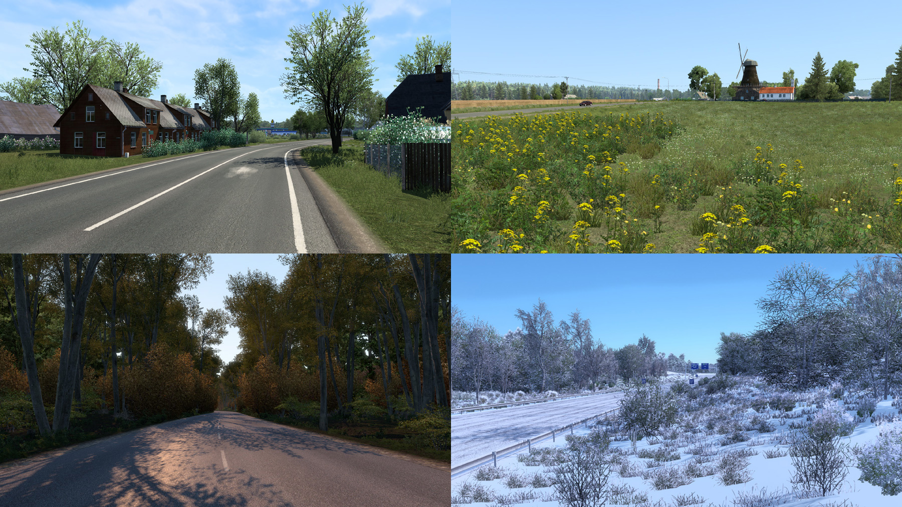 Seasons Pack For ETS2 1.57