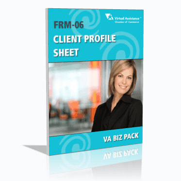 06-FRM Client Profile Sheet