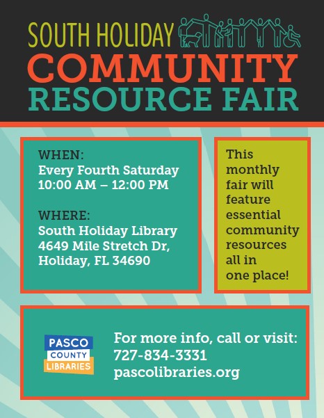 South Holiday Branch Library | Pasco County Libraries