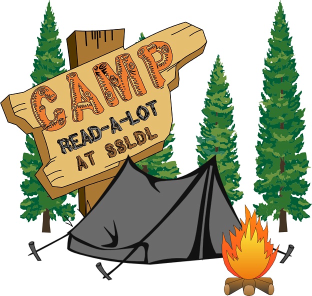 Camp read a lot coloring pages