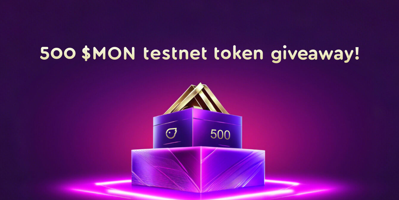 #3: 500 $MON Testnet Token Giveaway! 🚀 - Freee Giveaways
