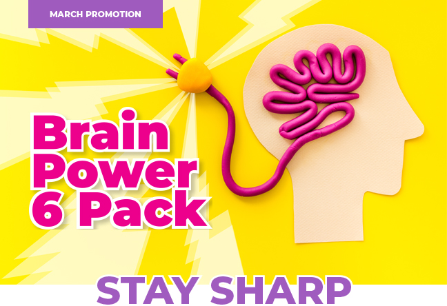 Brain Power 6 Pack