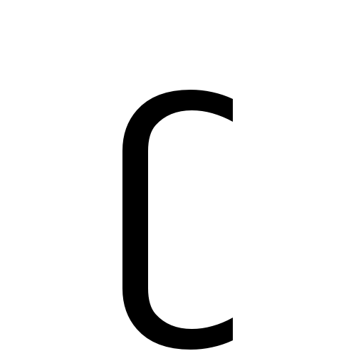 ʗ | latin letter stretched c | DejaVu Sans, Book @ Graphemica