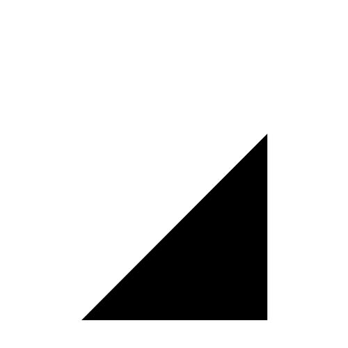 | black lower right triangle | DejaVu Serif, Book @ Graphemica
