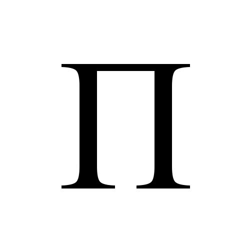 П | cyrillic capital letter pe | Times New Roman, Regular @ Graphemica