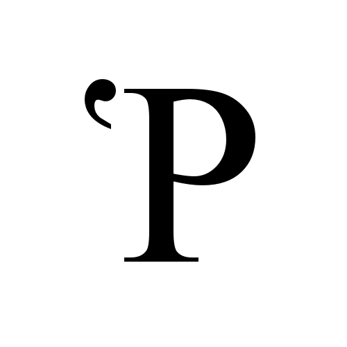 Ῥ | greek capital letter rho with dasia | Times New Roman, Regular ...