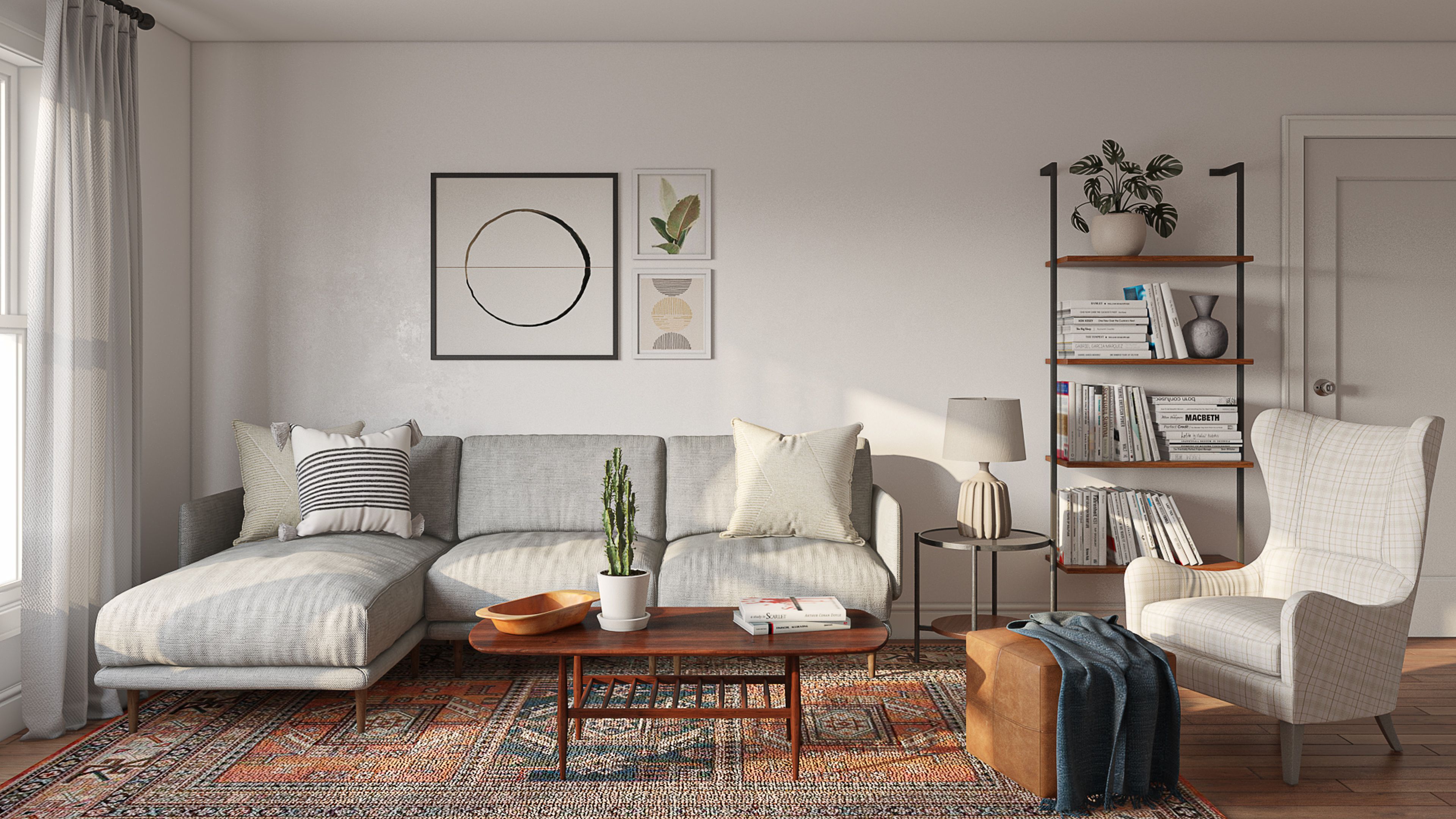 Modern, Minimal Living Room by Jessie | Havenly