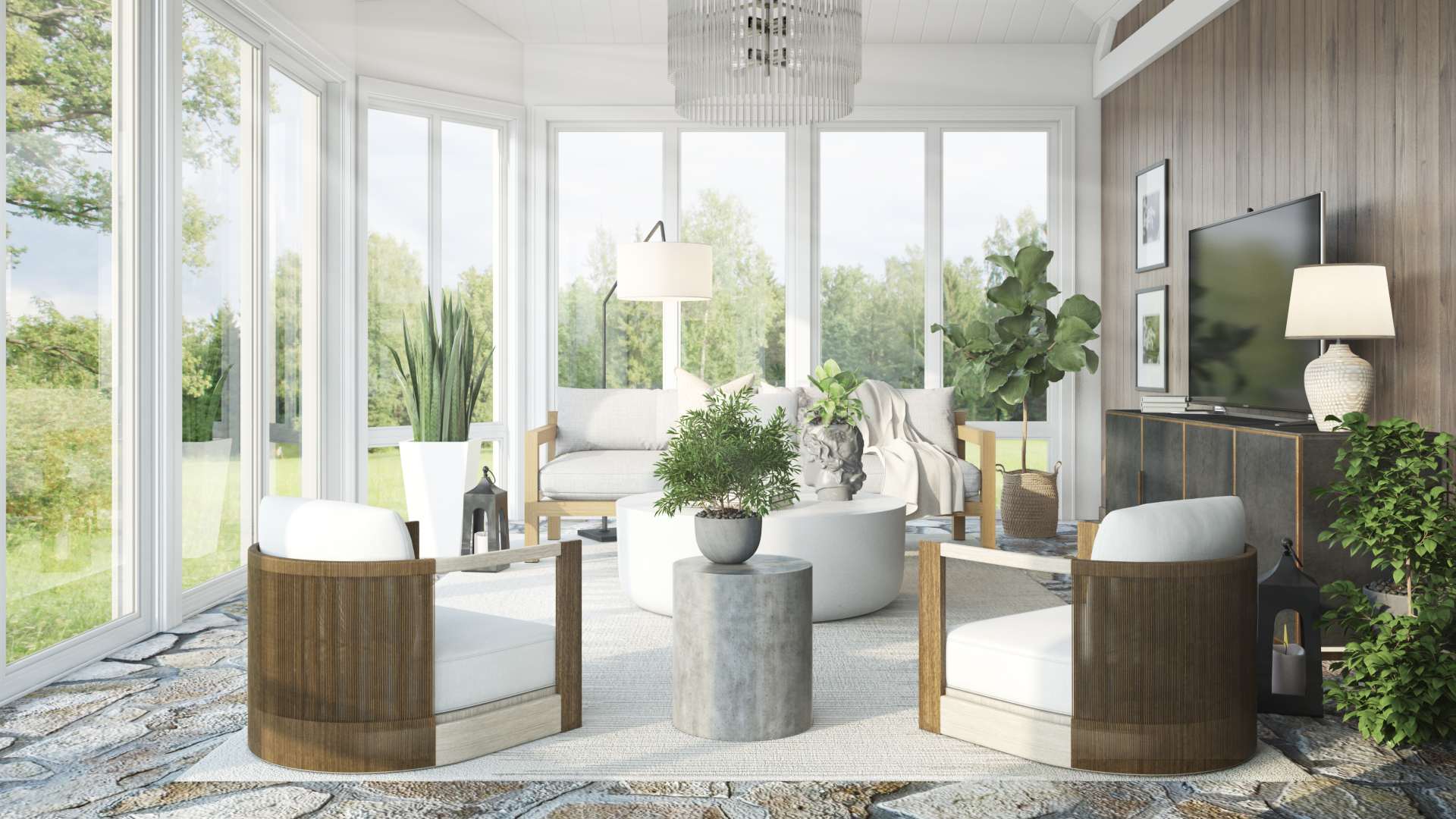 Modern, Transitional Outdoor Space by Namita | Havenly